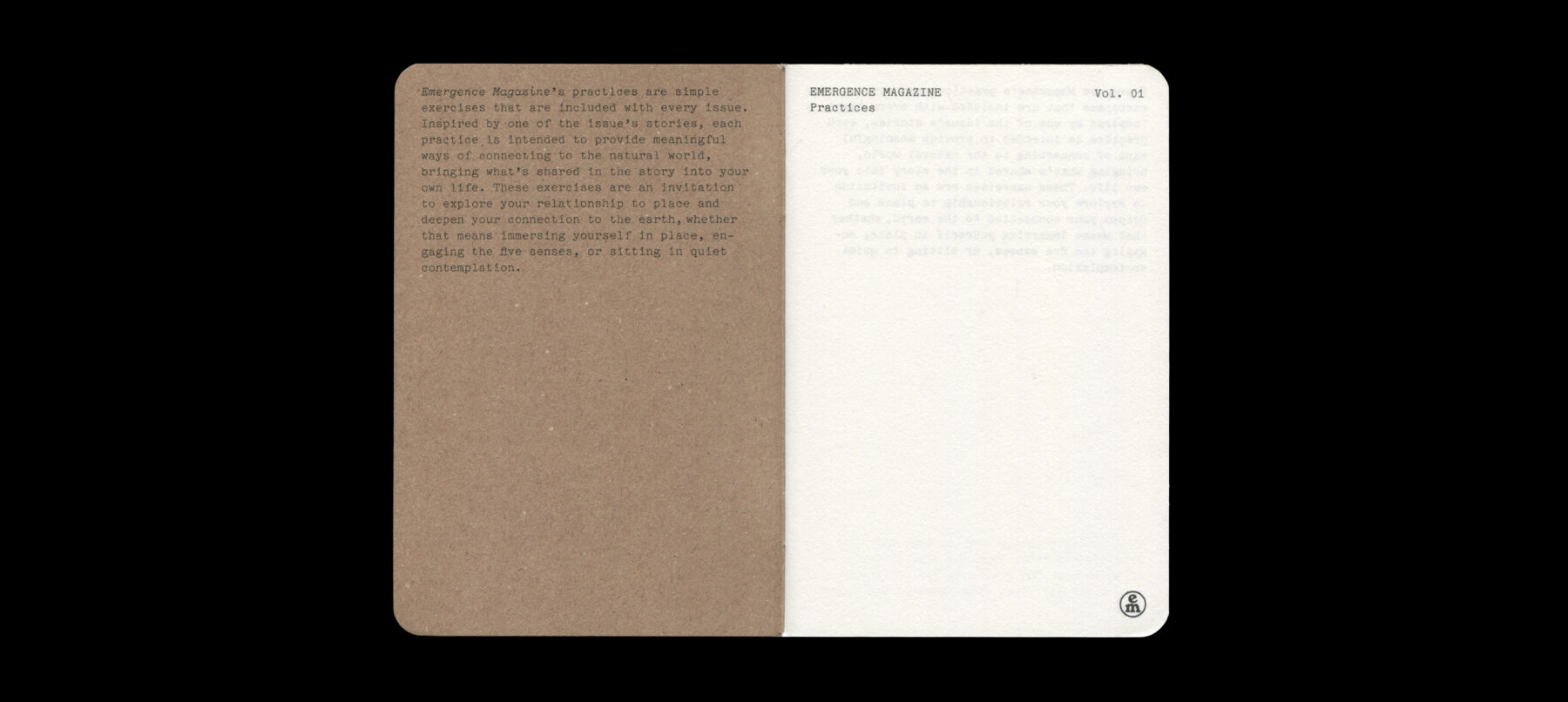 Practice Booklet Vol. 1 & 2 – Emergence Magazine