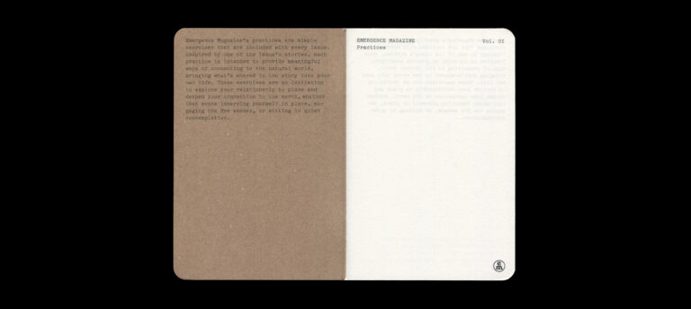 Practice Booklet Vol. 1 & 2 – Emergence Magazine